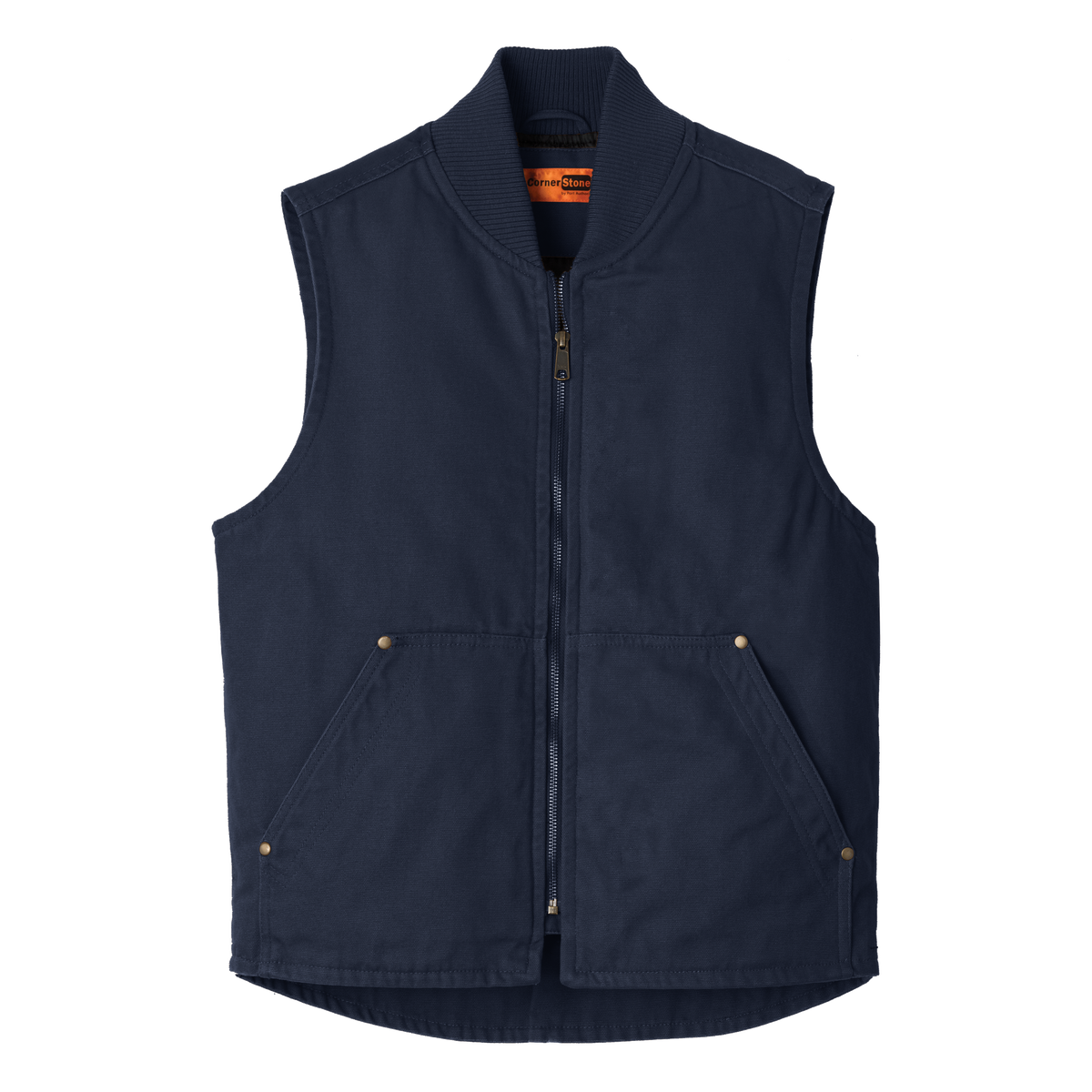 A1822M Mens Washed Duck Cloth Vest – My Company Store